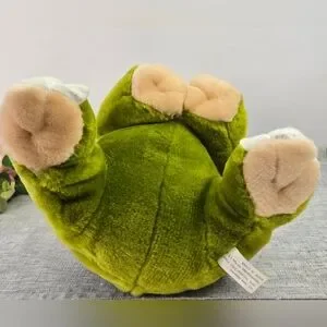 top bloom | Toys | Vintage Green Elephant Animal Plush Toy Huge Blue ...